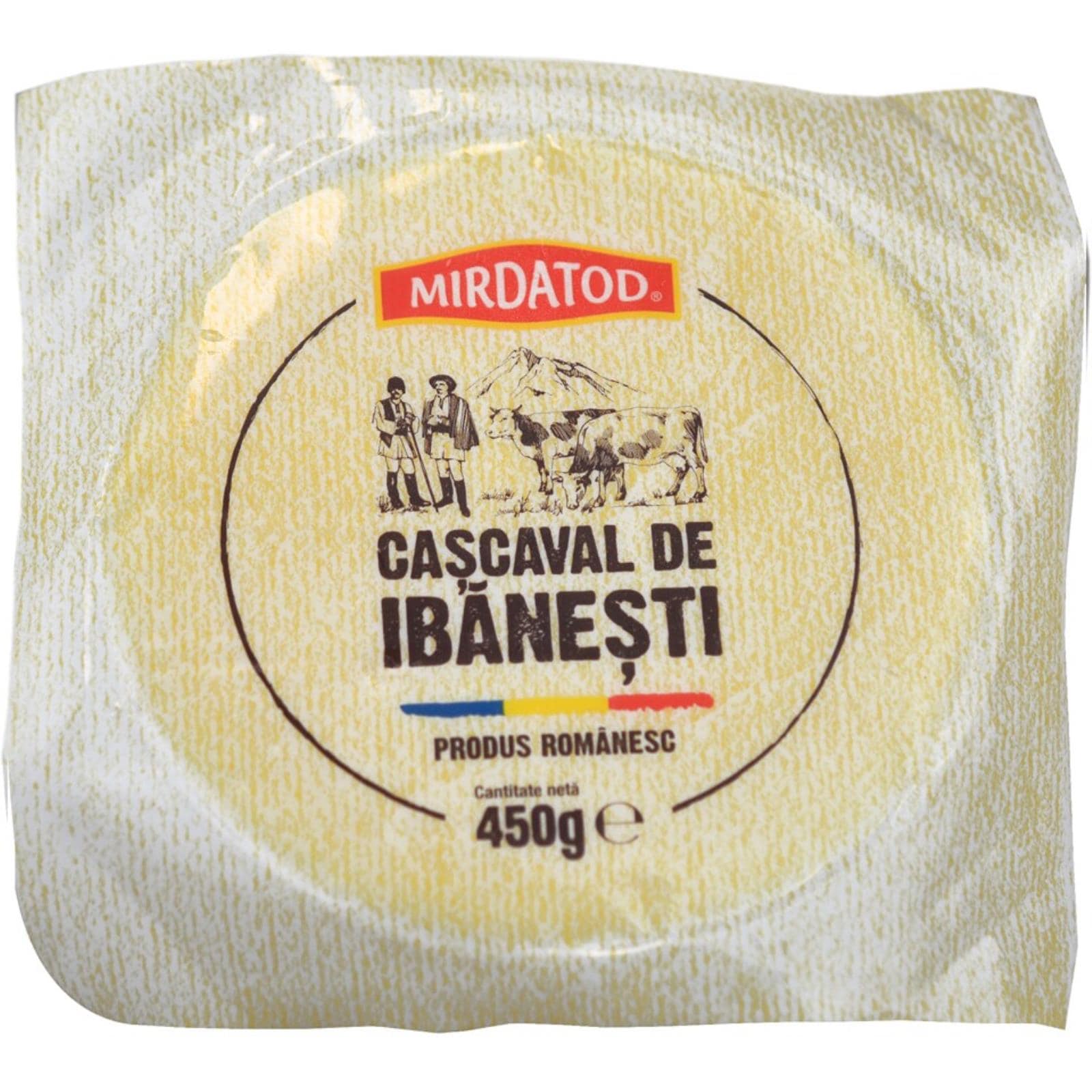 Mirdatod | Cascaval de Ibanesti 450g | Mega-image