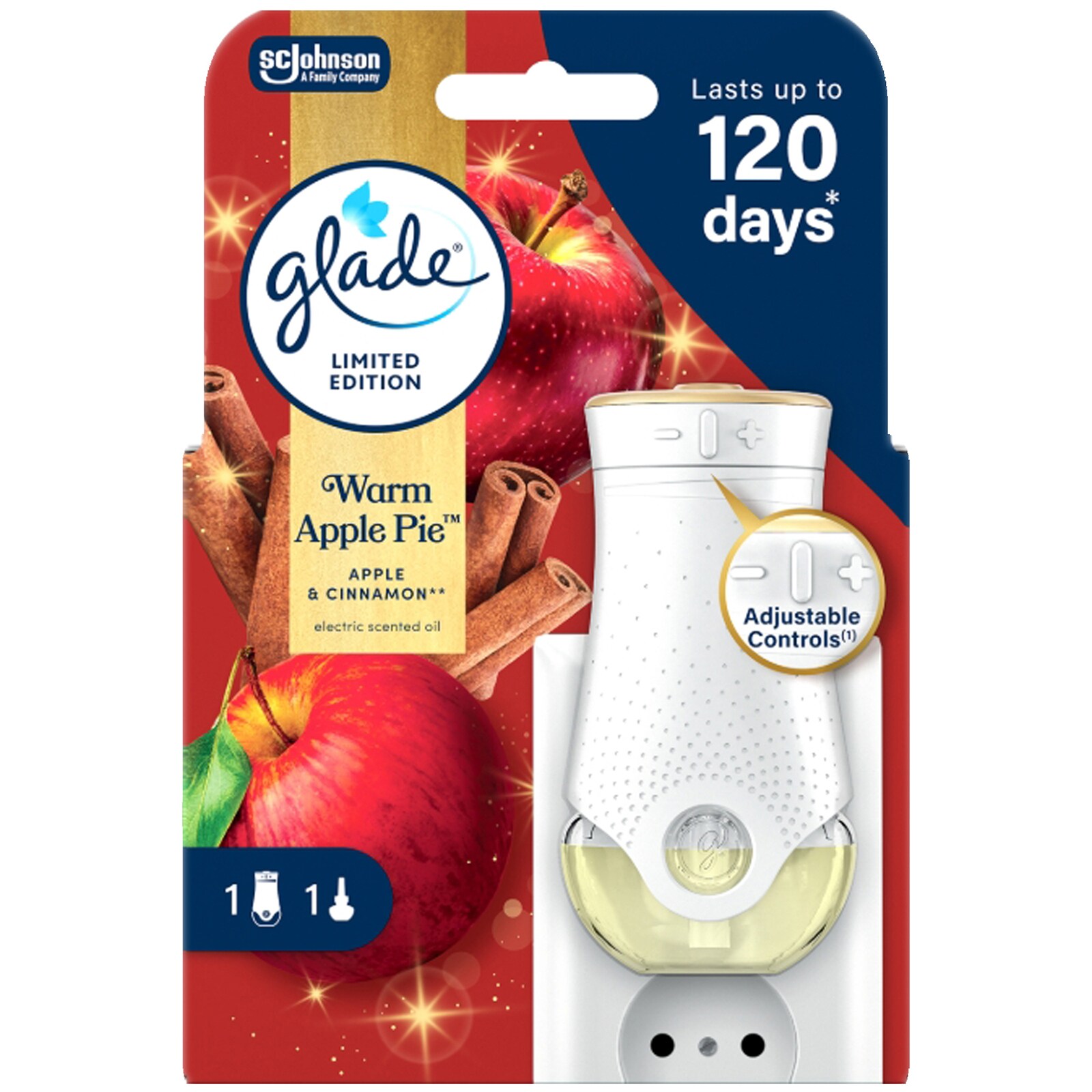 Glade | Aparat odorizant electric Warm Apple Pie | Mega-image