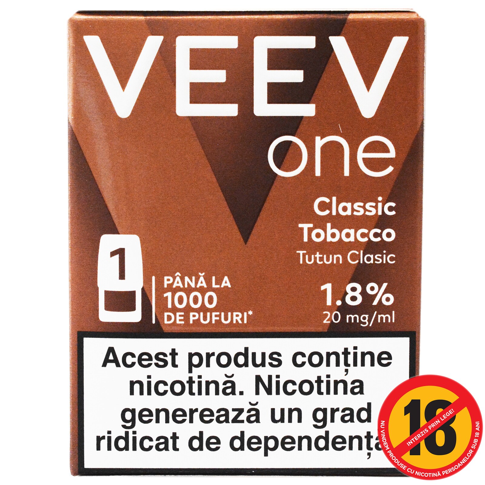 VEEV | One | Capsula Classic Tabacco | Mega-image