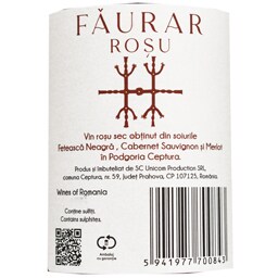 Faurar | Vin rosu sec 0.75L | Mega-image