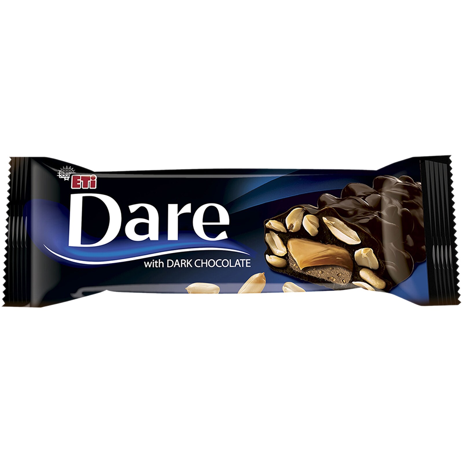 Dare | Baton cu ciocolata neagra si arahide 45g | Mega-image