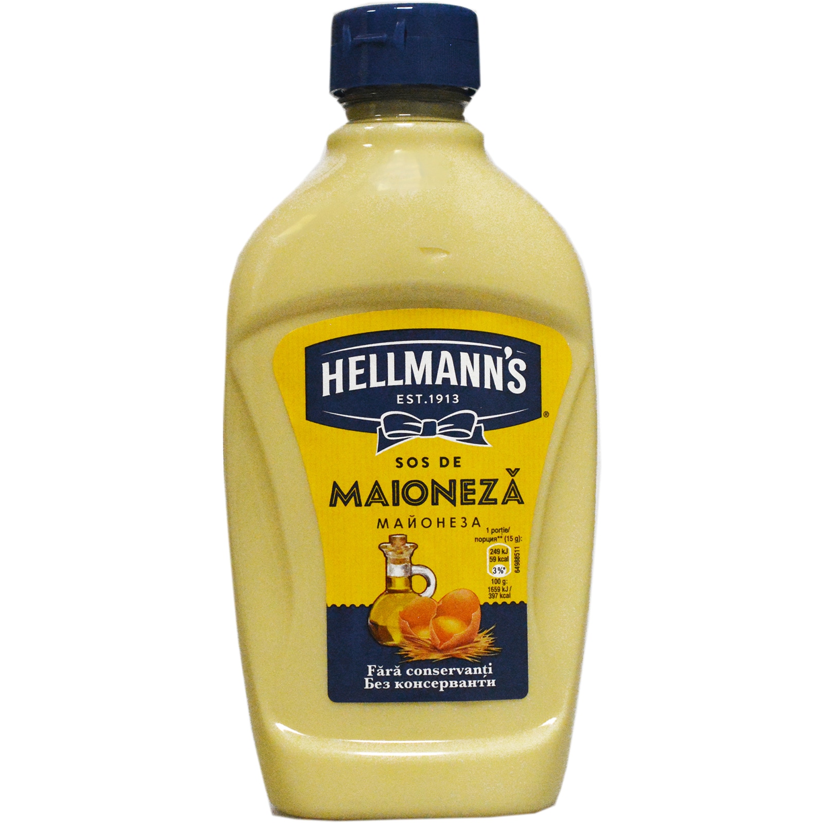 Hellmann's | Sos de maioneza 425g | Mega-image