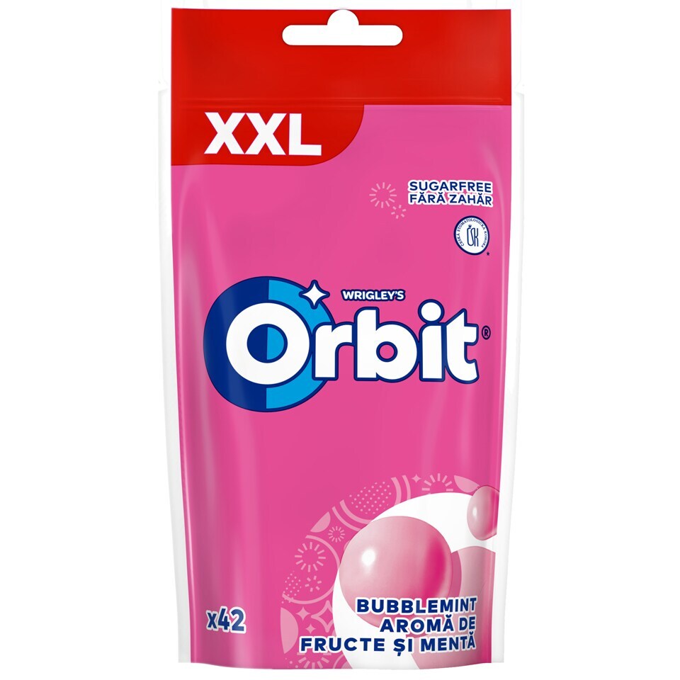 Orbit | Guma de mestecat Bubblemint 58g | Mega-image