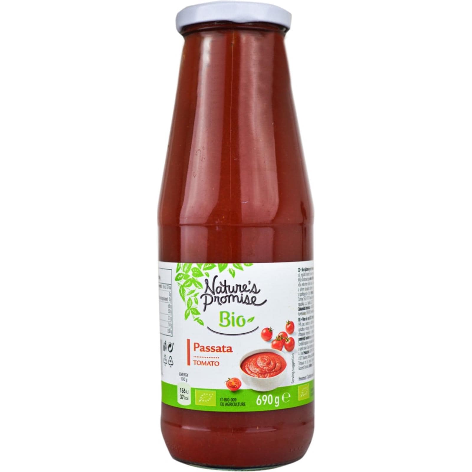 Nature's Promise Bio | Piure de rosii bio 690g | Mega-image