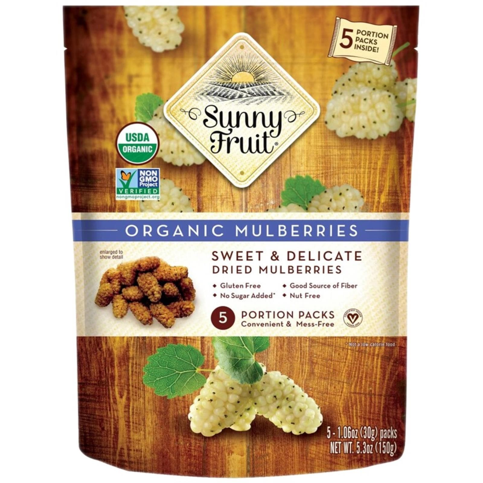 Sunny fruit | Fructe uscate dude bio 150g | Mega-image