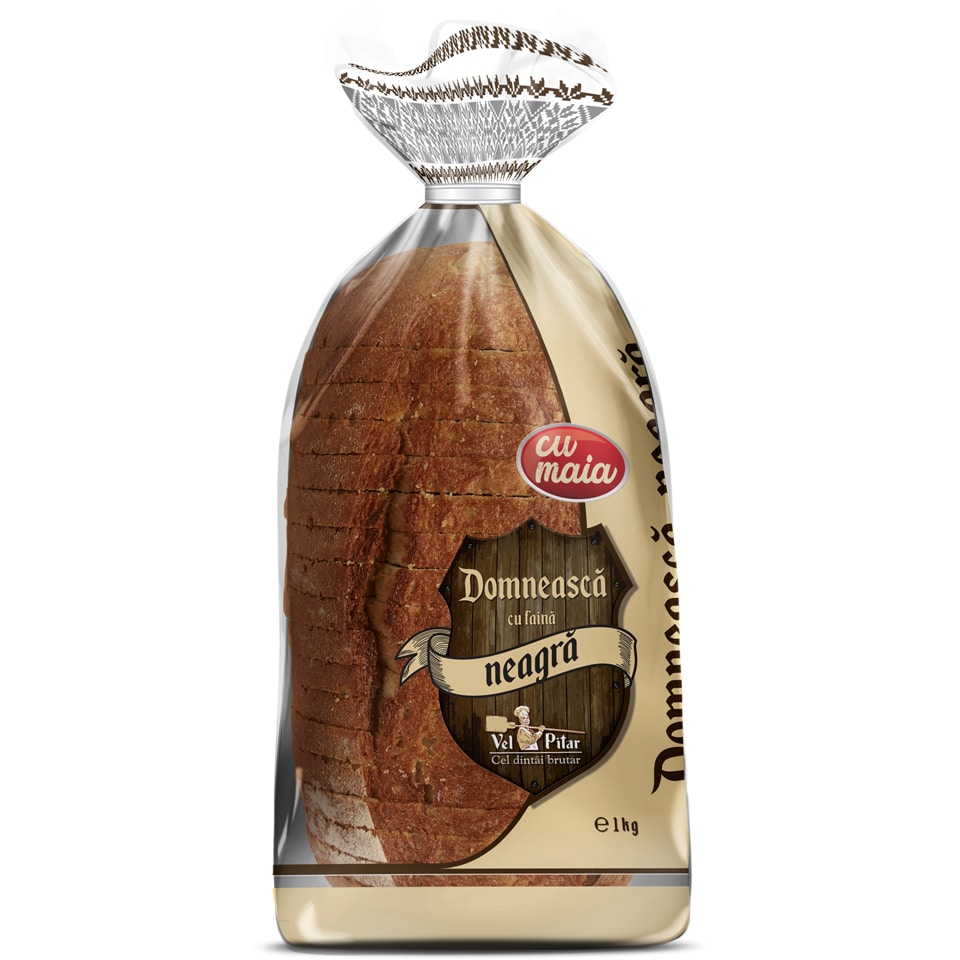 Vel Pitar | Paine Domneasca neagra 1kg | Mega-image