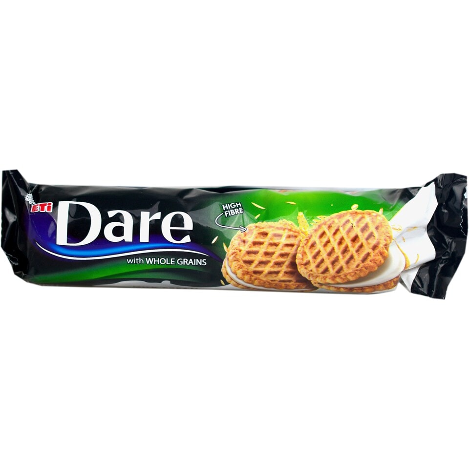 Dare | Biscuiti cu cereale integrale si crema de lapte 100g | Mega-image