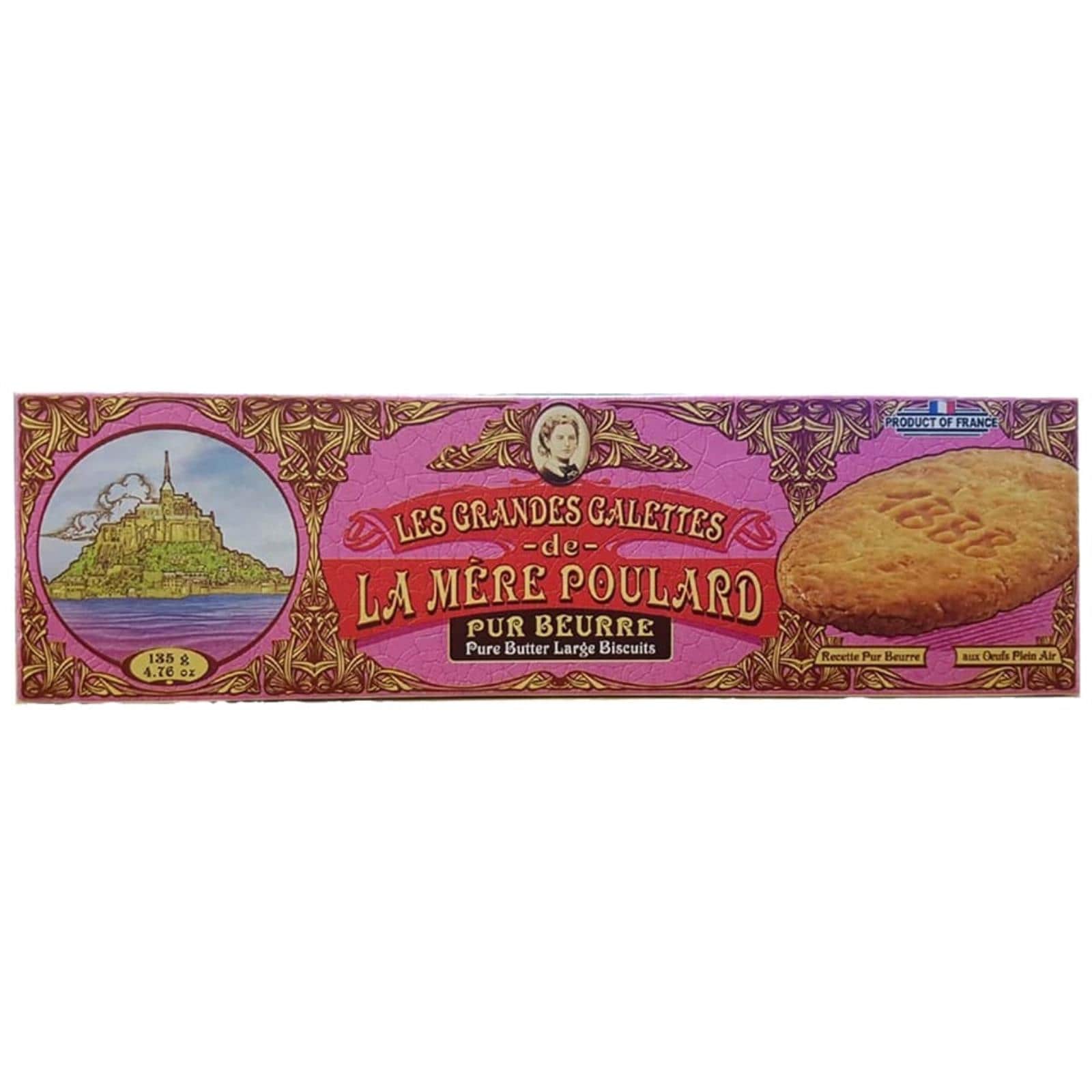 La Mere Poulard | Les Galettes | Biscuiti cu unt 135g | Mega-image