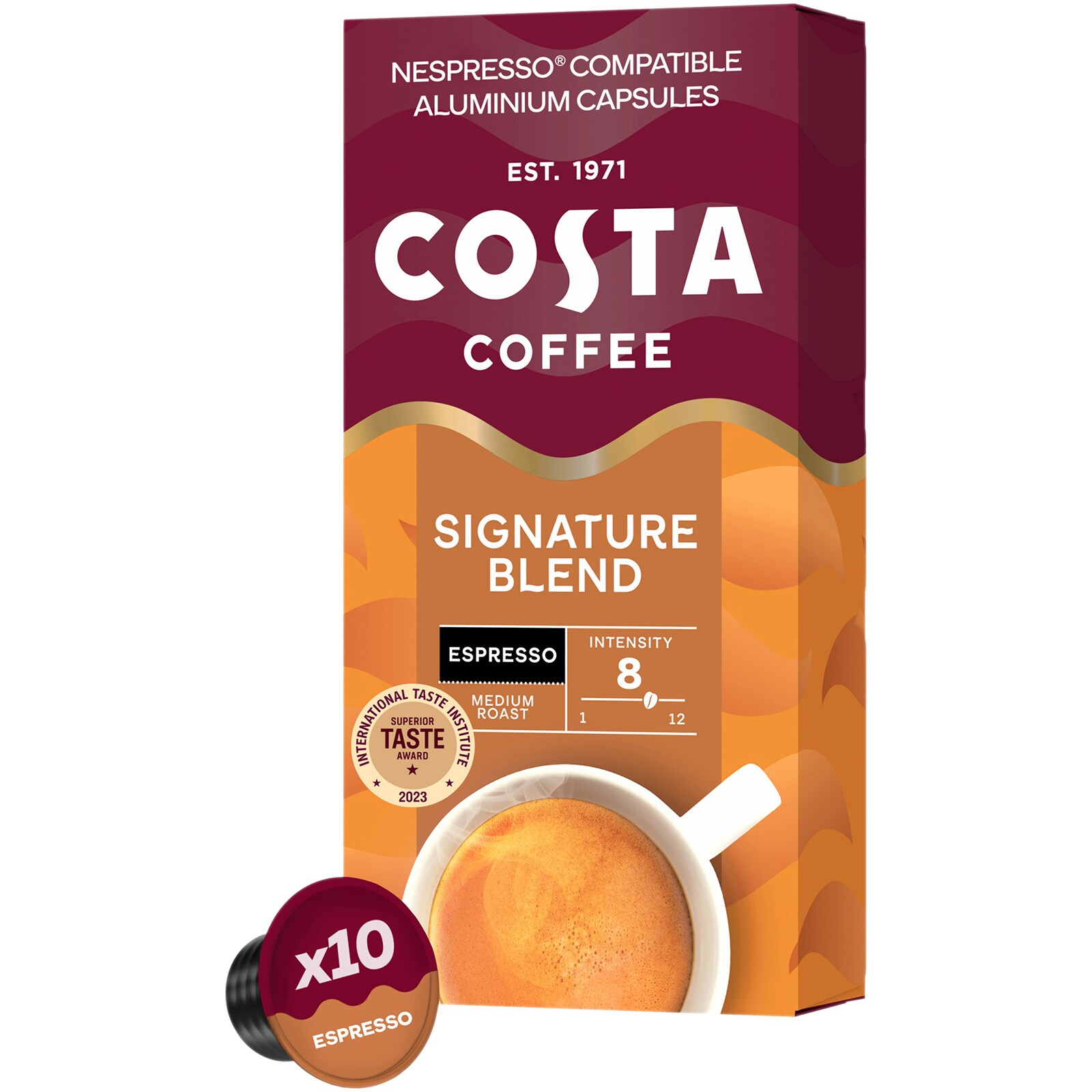 Costa Coffee | Cafea Signature Blend Espresso, 10 capsule | Mega-image