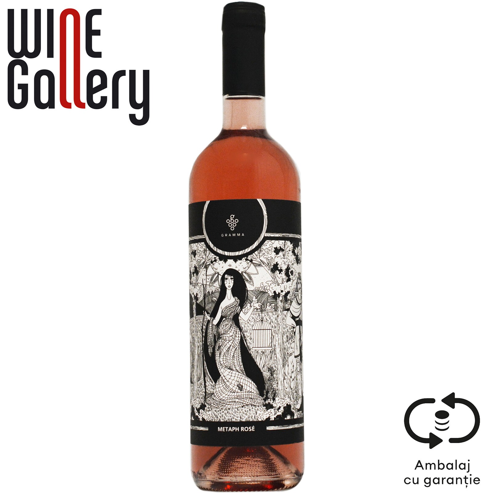 Gramma | Vin roze demisec Metaph Rose 0.75L | Mega-image