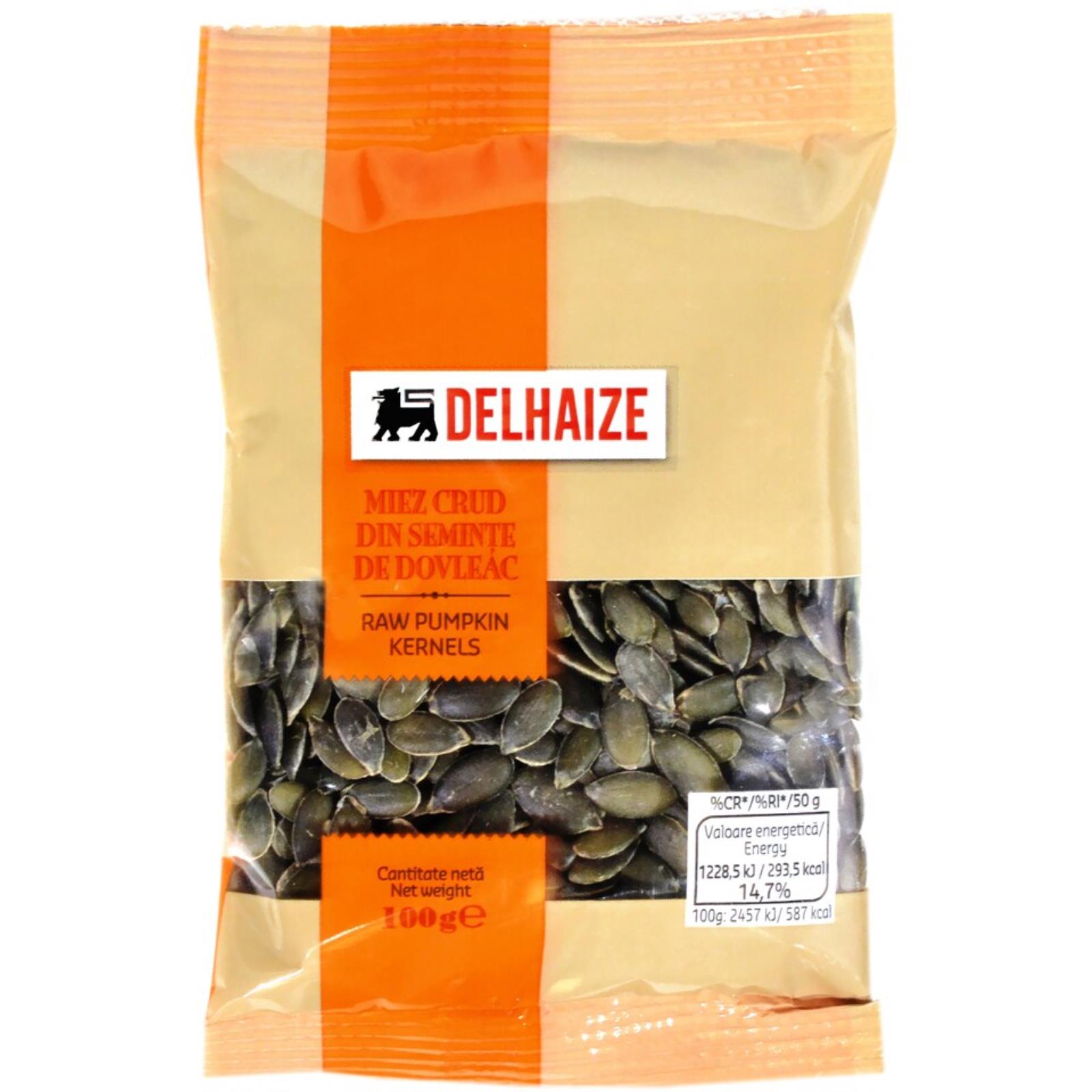 Delhaize | Miez crud din seminte de dovleac 100g | Mega-image