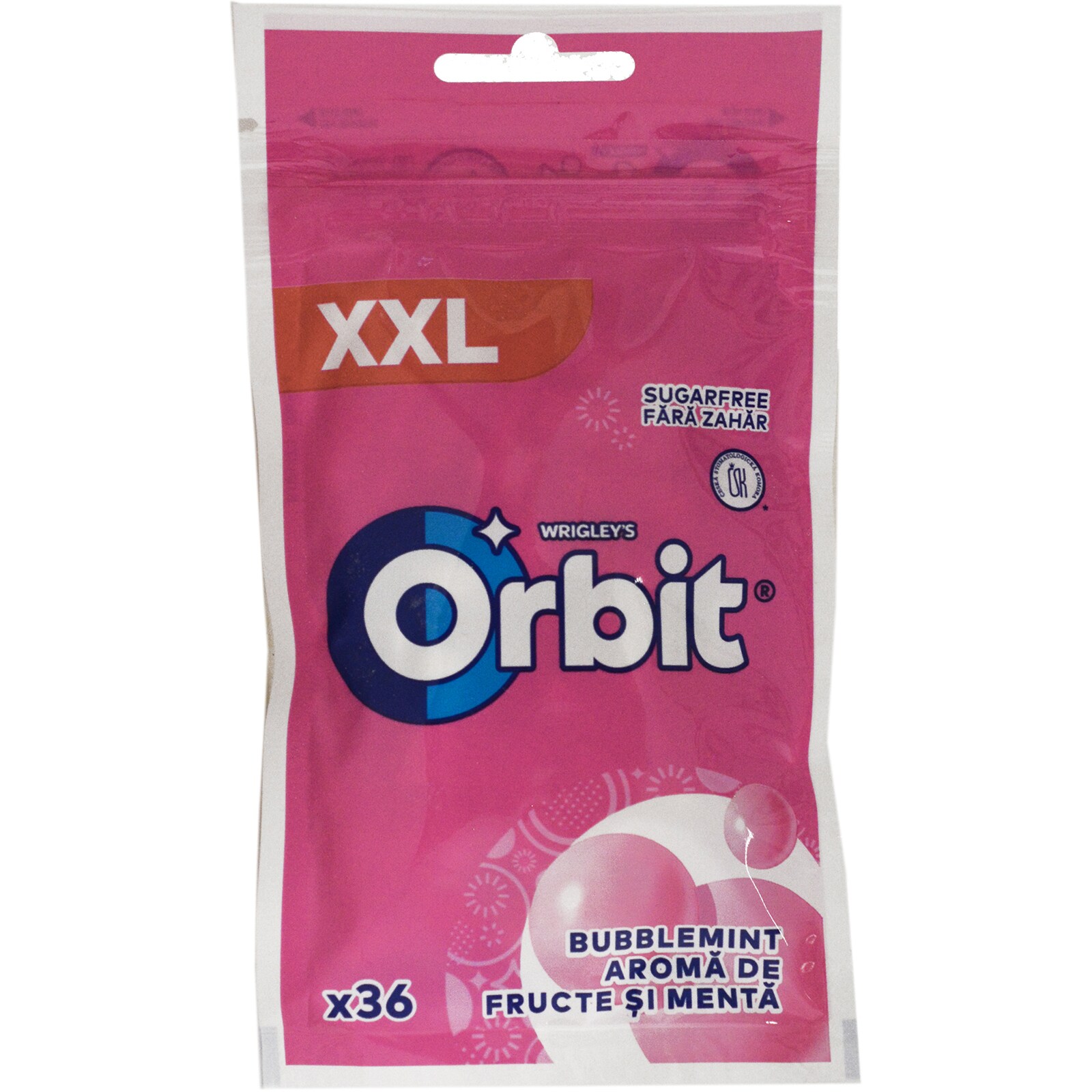 Orbit | Guma de mestecat fara zahar cu indulcitori si arome de fructe ...