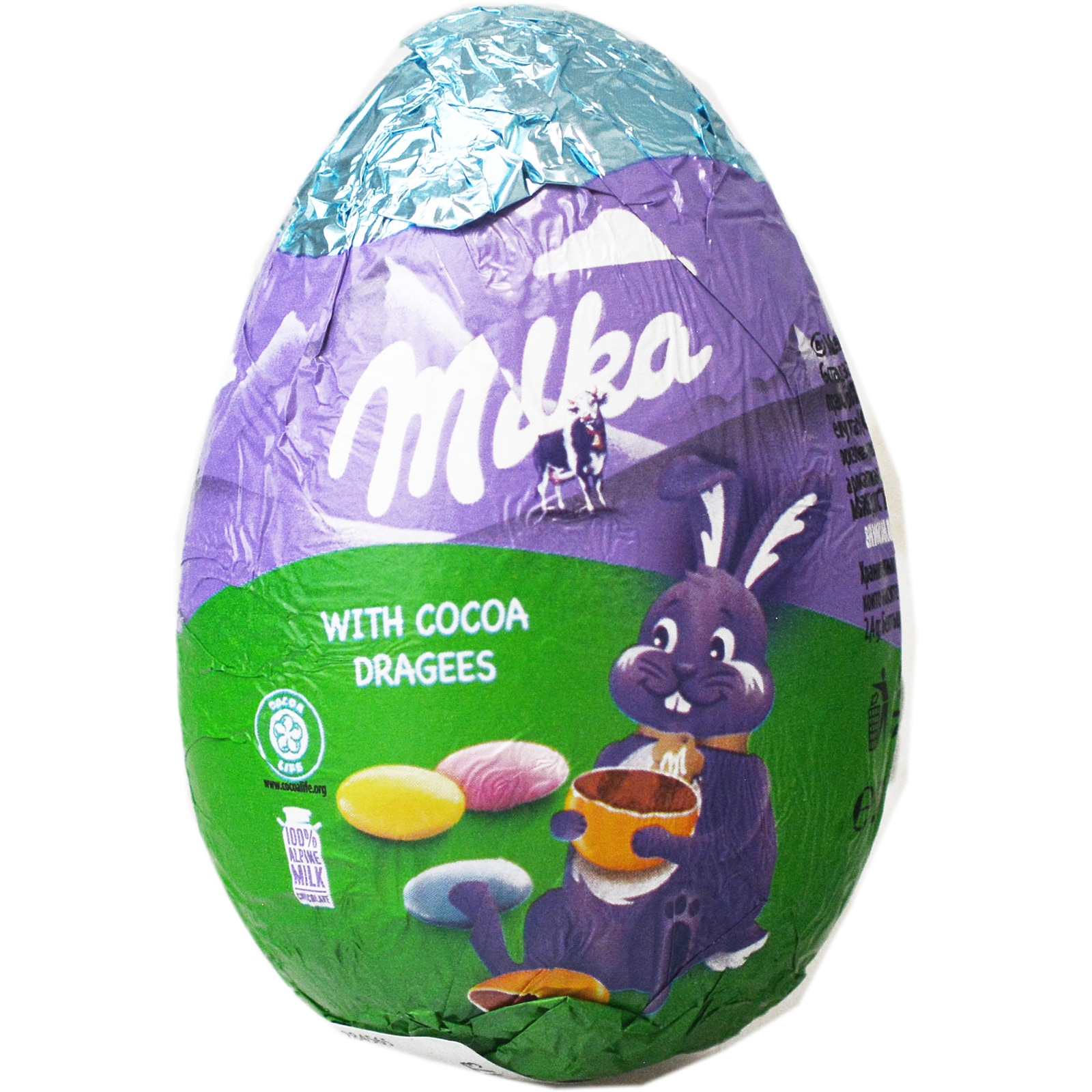 Milka | Oua de ciocolata cu lapte cu drajeuri de ciocolata 50g | Mega-image