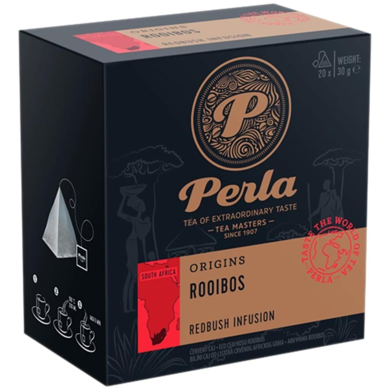Perla | Ceai rosu eco Rooibos 20x1.5g | Mega-image