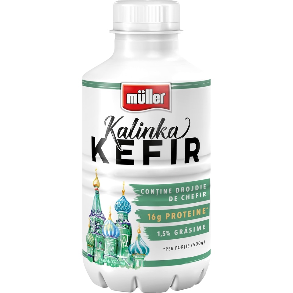 Muller | Kalinka | Kefir 1.5% grasime 500g | Mega-image