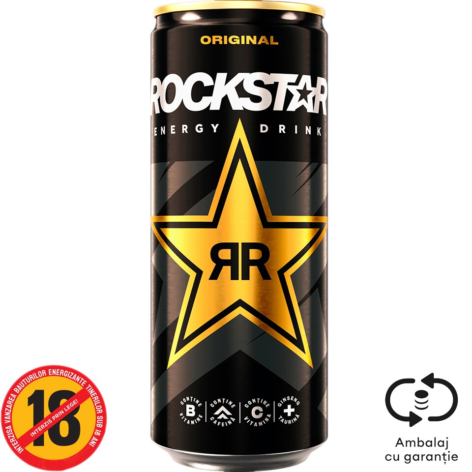 Rockstar | Bautura energizanta Original 250ml | Mega-image