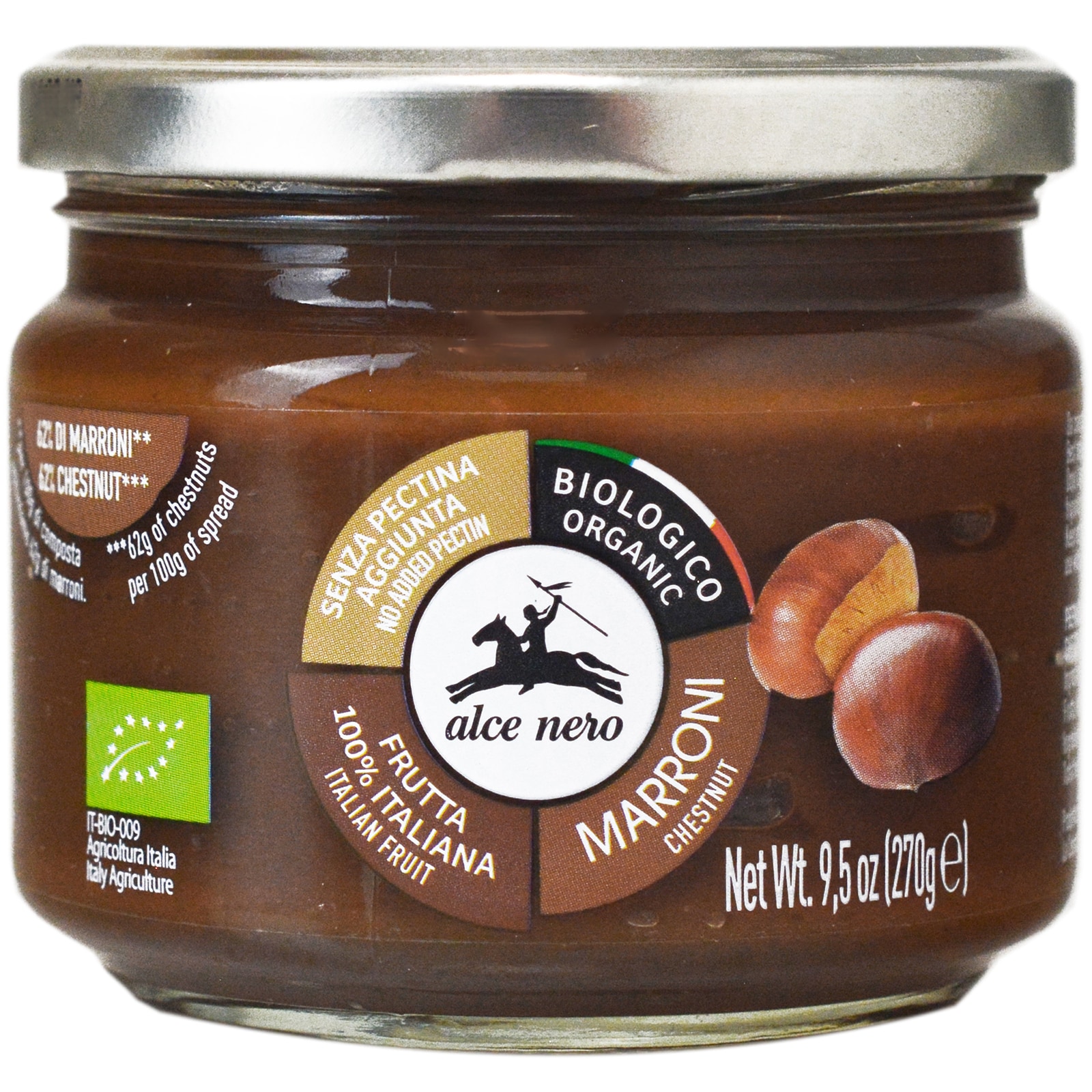 Alce Nero | Crema tartinabila de castane bio 270g | Mega-image