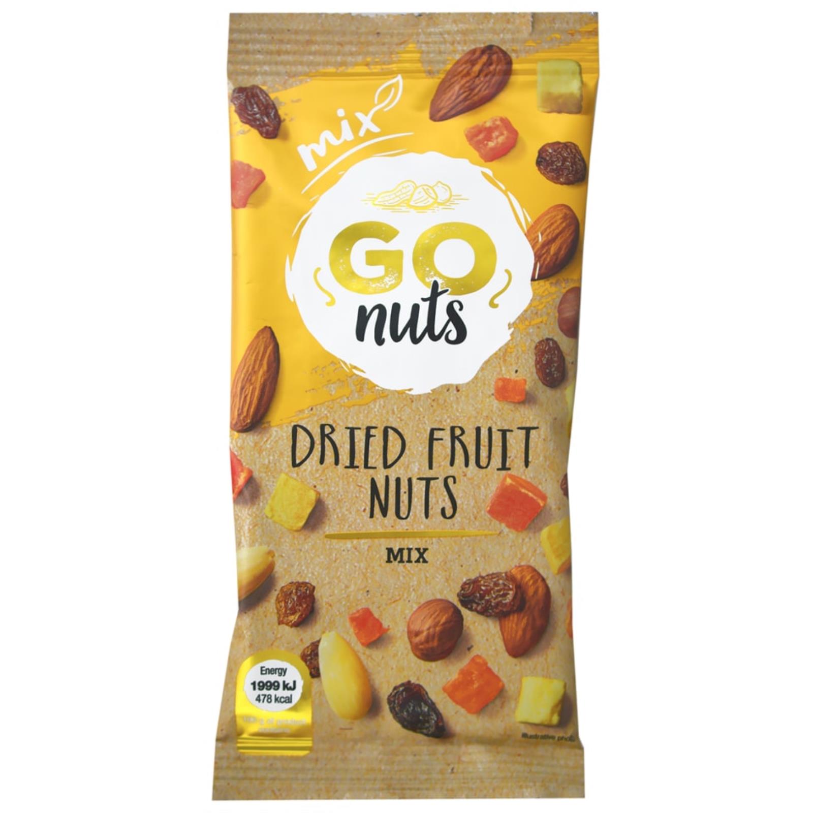 GOnuts | Amestec de nuci si fructe uscate 70g | Mega-image