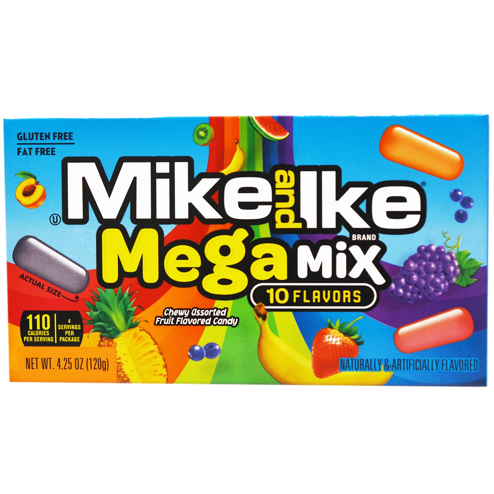 Mike & Ike | Bomboane cu aroma de fructe 120g | Mega-image