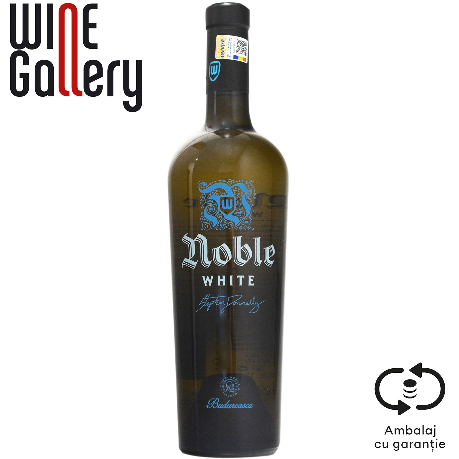 Budureasca | Vin alb sec Noble White 0.75L | Mega-image