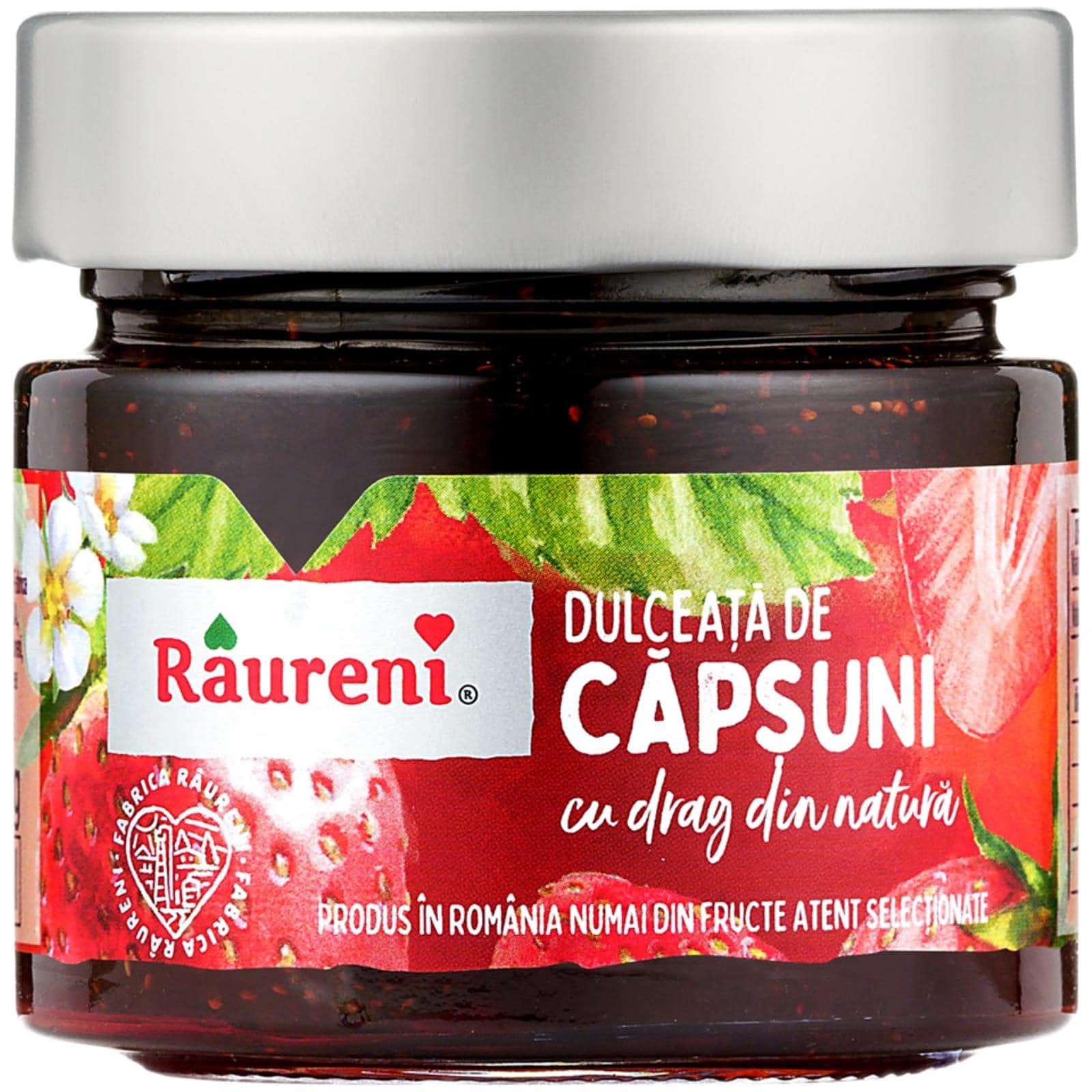 Raureni | Dulceata de capsuni 270g | Mega-image