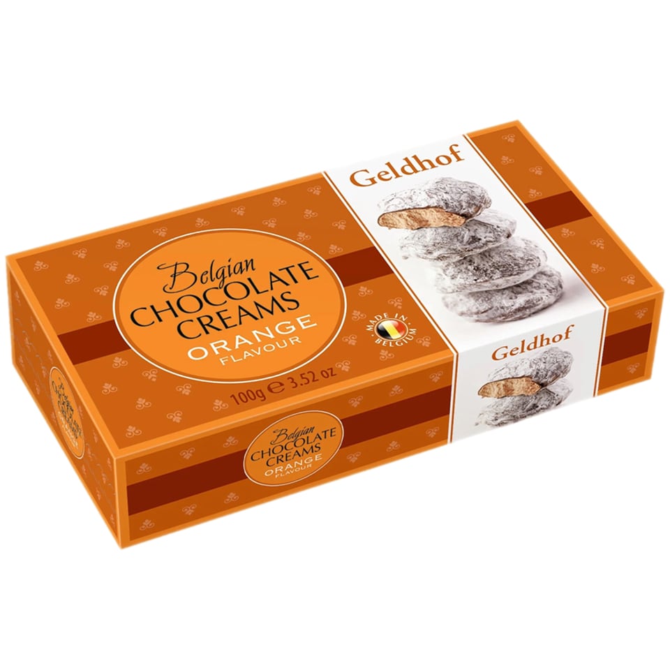 Geldhof | Praline de ciocolata belgiana cu aroma de portocale 100g ...