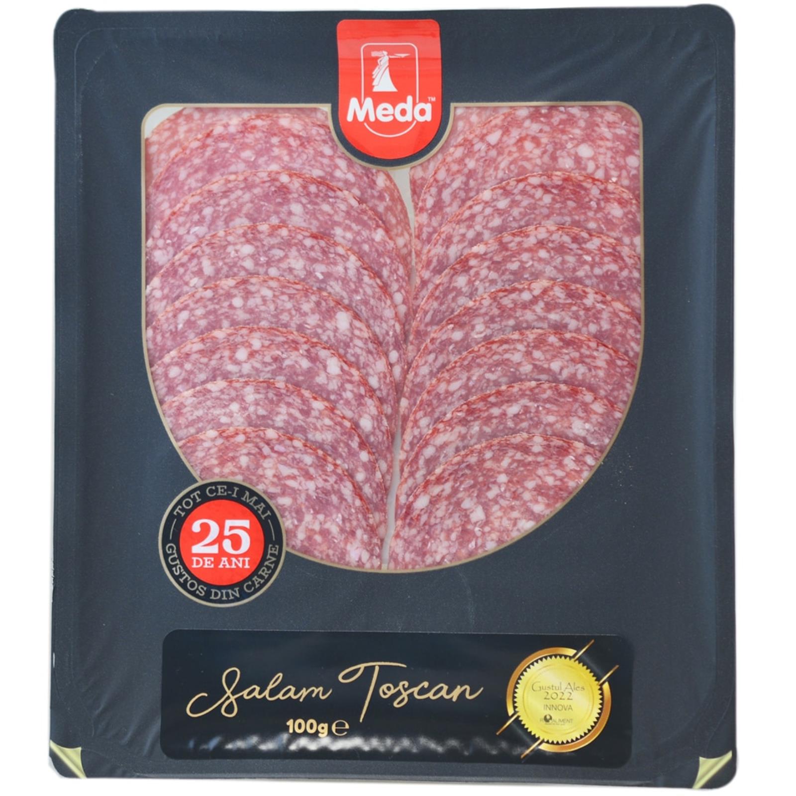 Meda | Salam Toscan feliat 100g | Mega-image