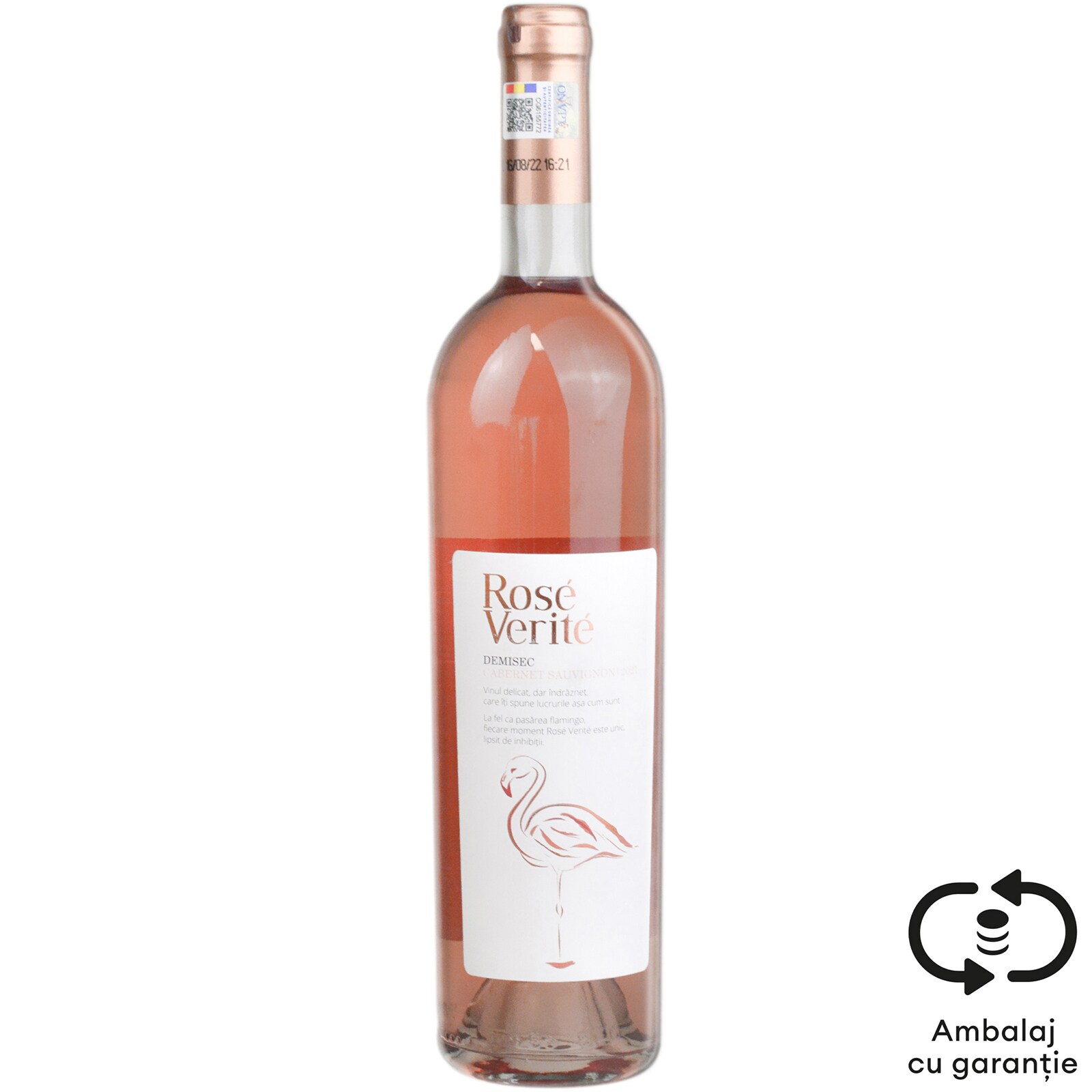 Rose Verite | Vin roze demisec Cabernet Sauvignon 0.75L | Mega-image