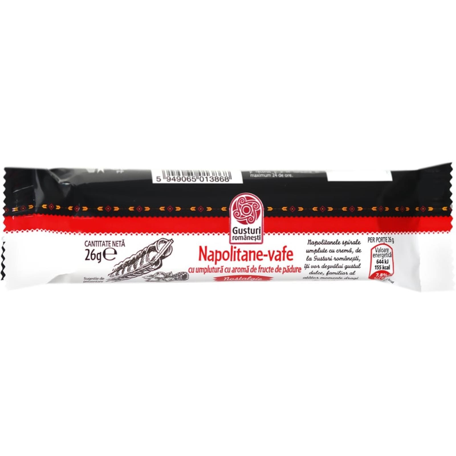 Gusturi romanesti | Napolitane-vafe cu umplutura cu aroma de fructe de ...