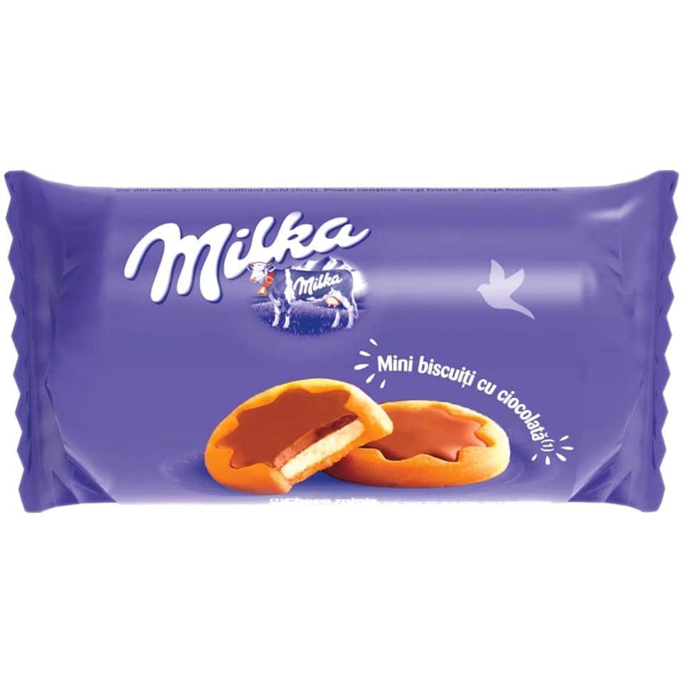 Milka | Mini biscuiti cu ciocolata Choco Mini Stars 37.5g | Mega-image