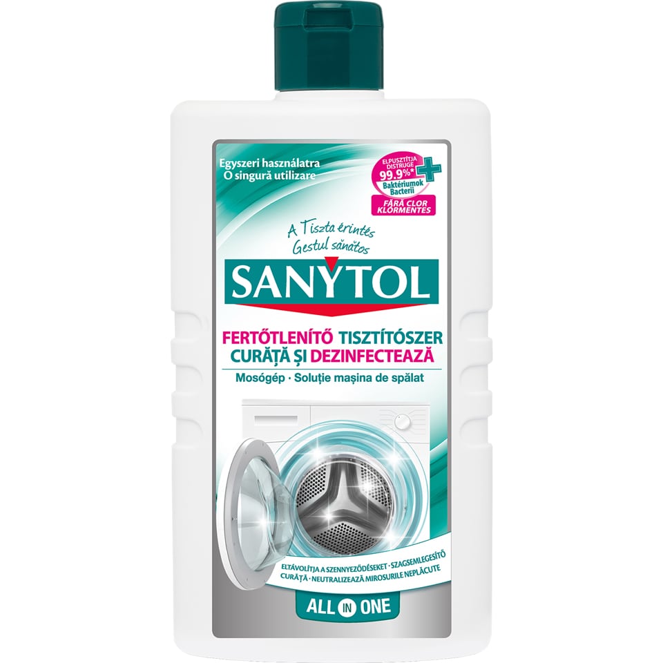 Sanytol | Dezinfectant masina spalat rufe 240ml | Mega-image