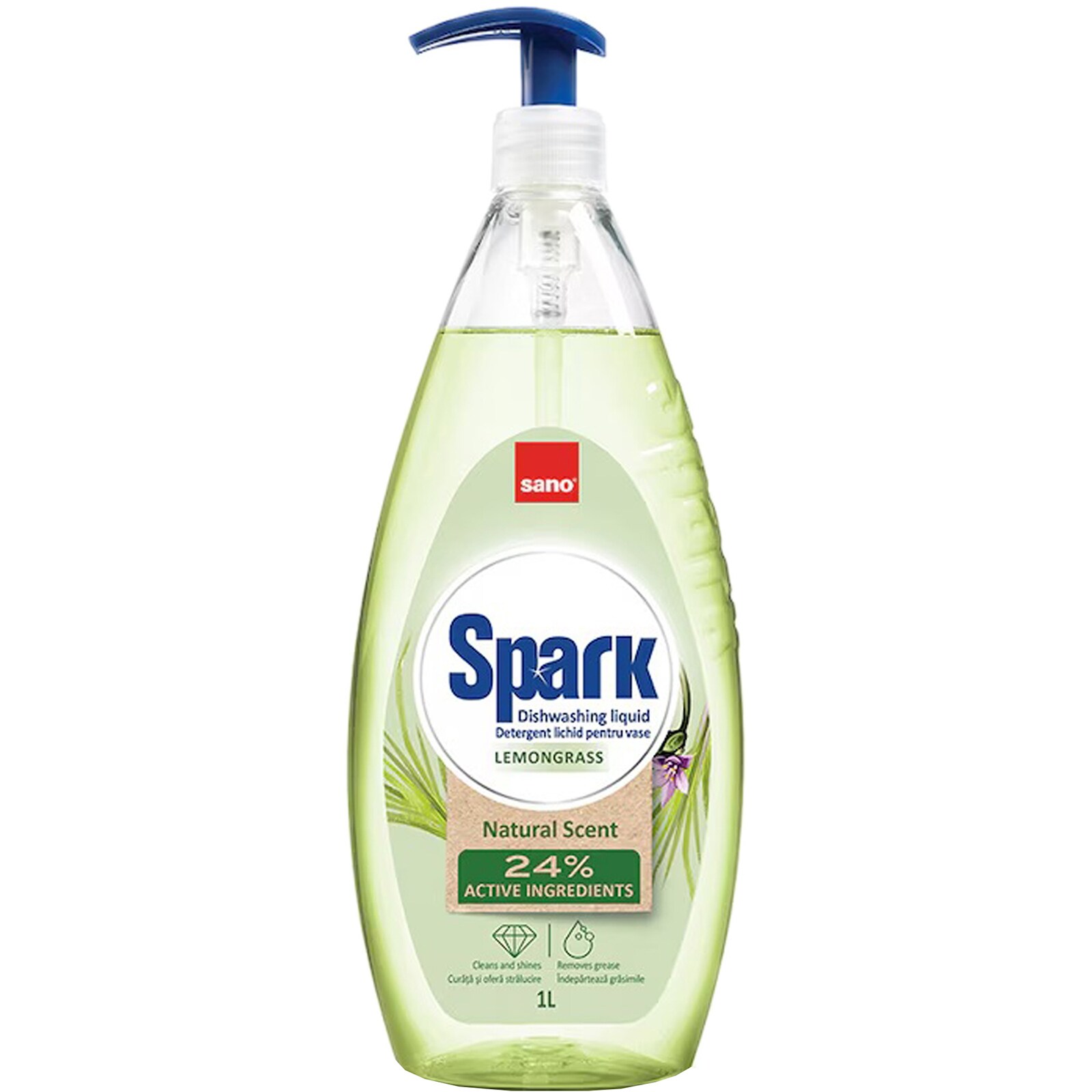 Sano | Detergent lichid pentru vase Lemongrass 1L | Mega-image