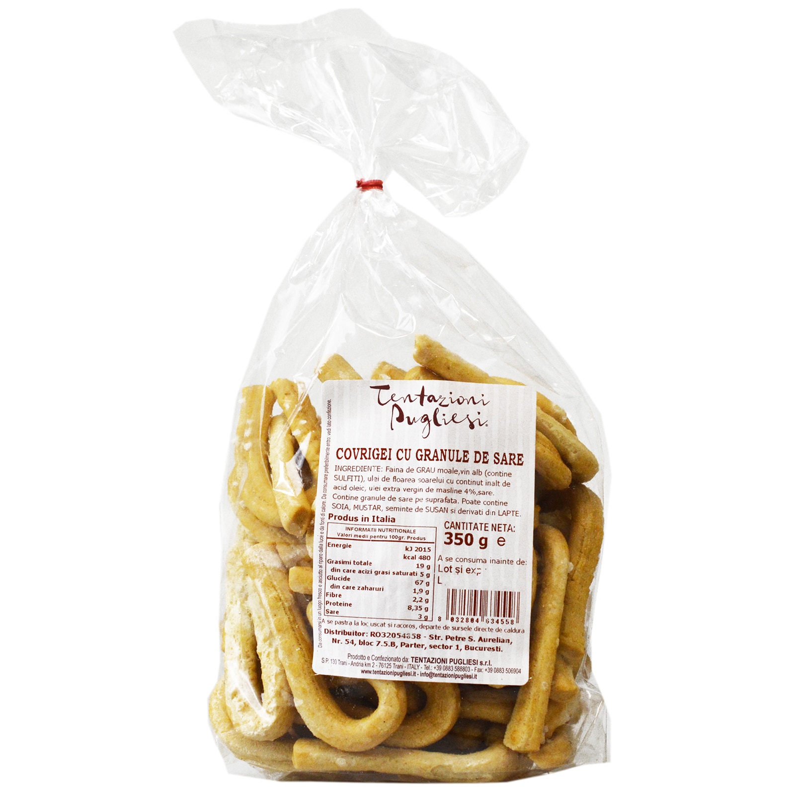 Gocce | Covrigei cu granule de sare 350g | Mega-image