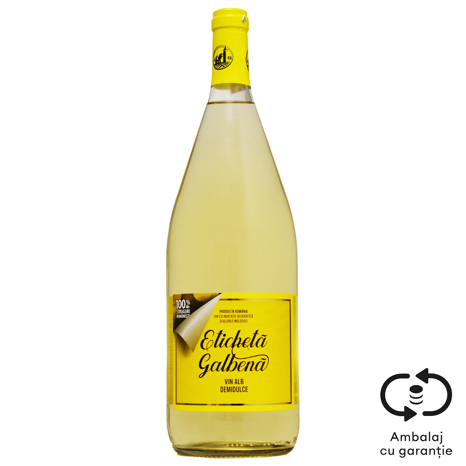 Cotnari | Vin alb demidulce 1.5L | Mega-image