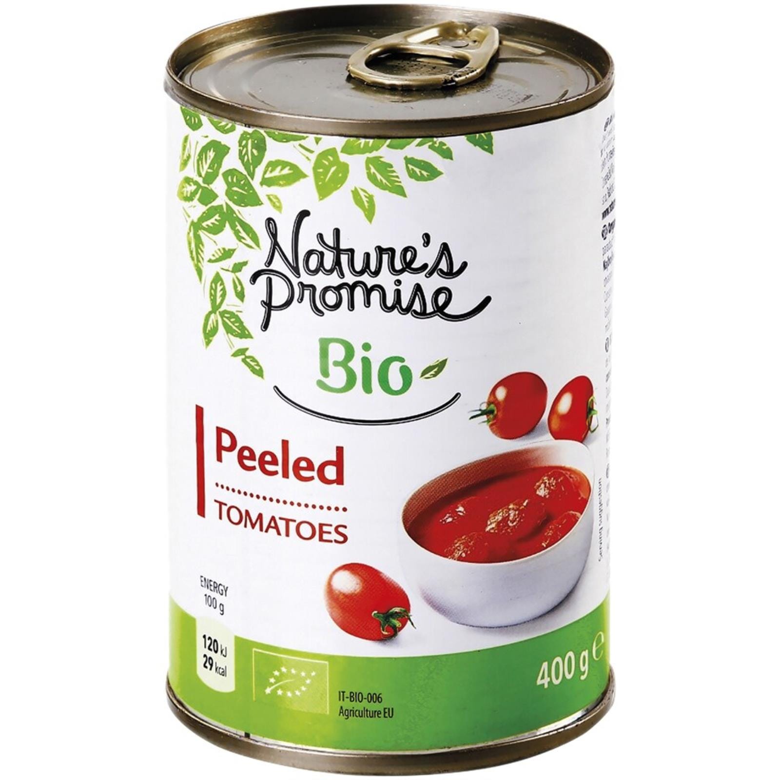 Nature's Promise Bio | Rosii decojite in suc de rosii bio 400g | Mega-image