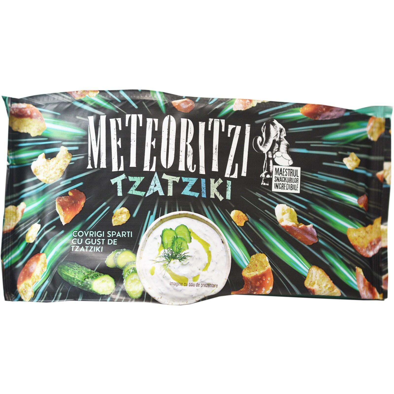Meteoritzi | Covrigi sparti cu gust de tzatziki 75g | Mega-image