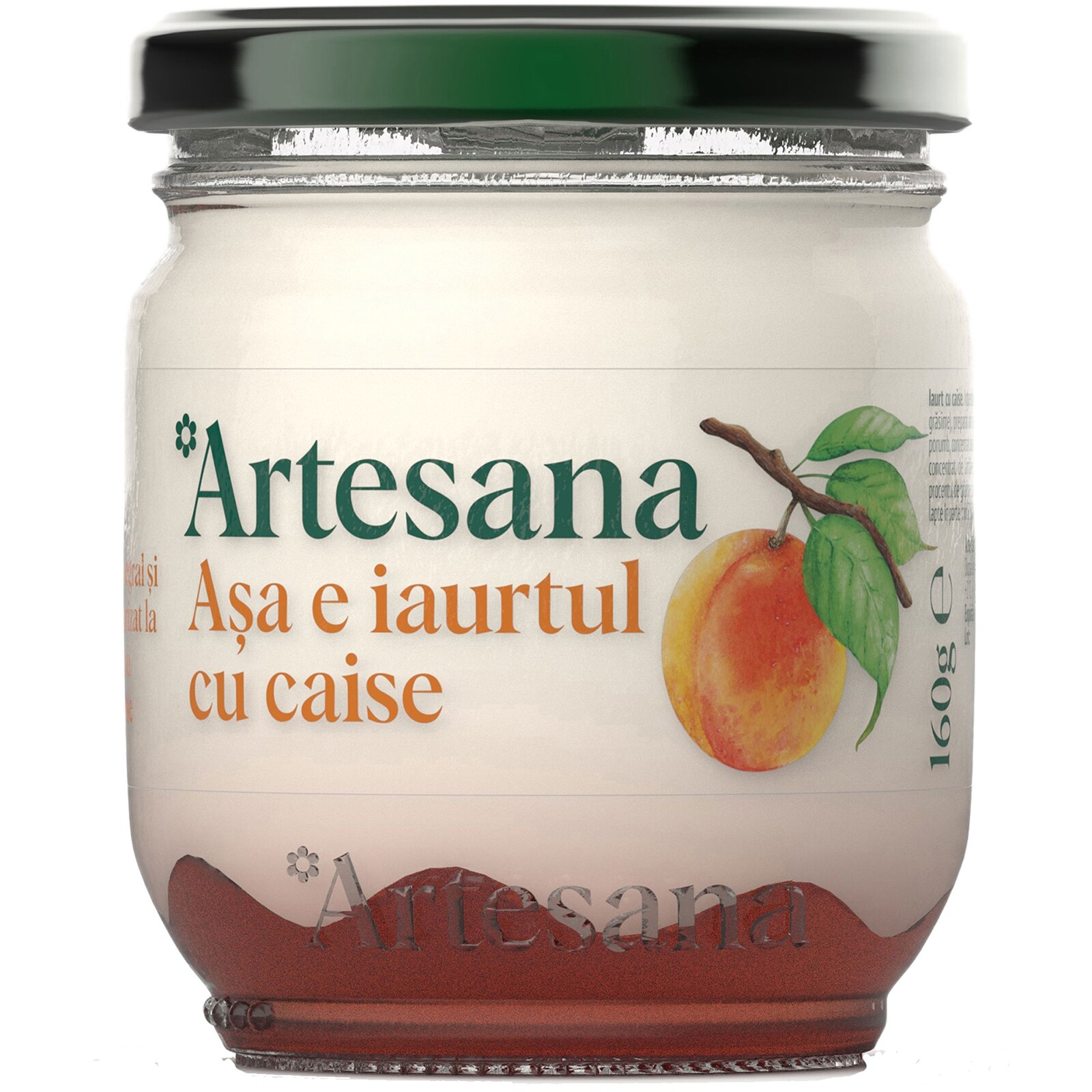 Artesana | Iaurt cu caise 160g | Mega-image