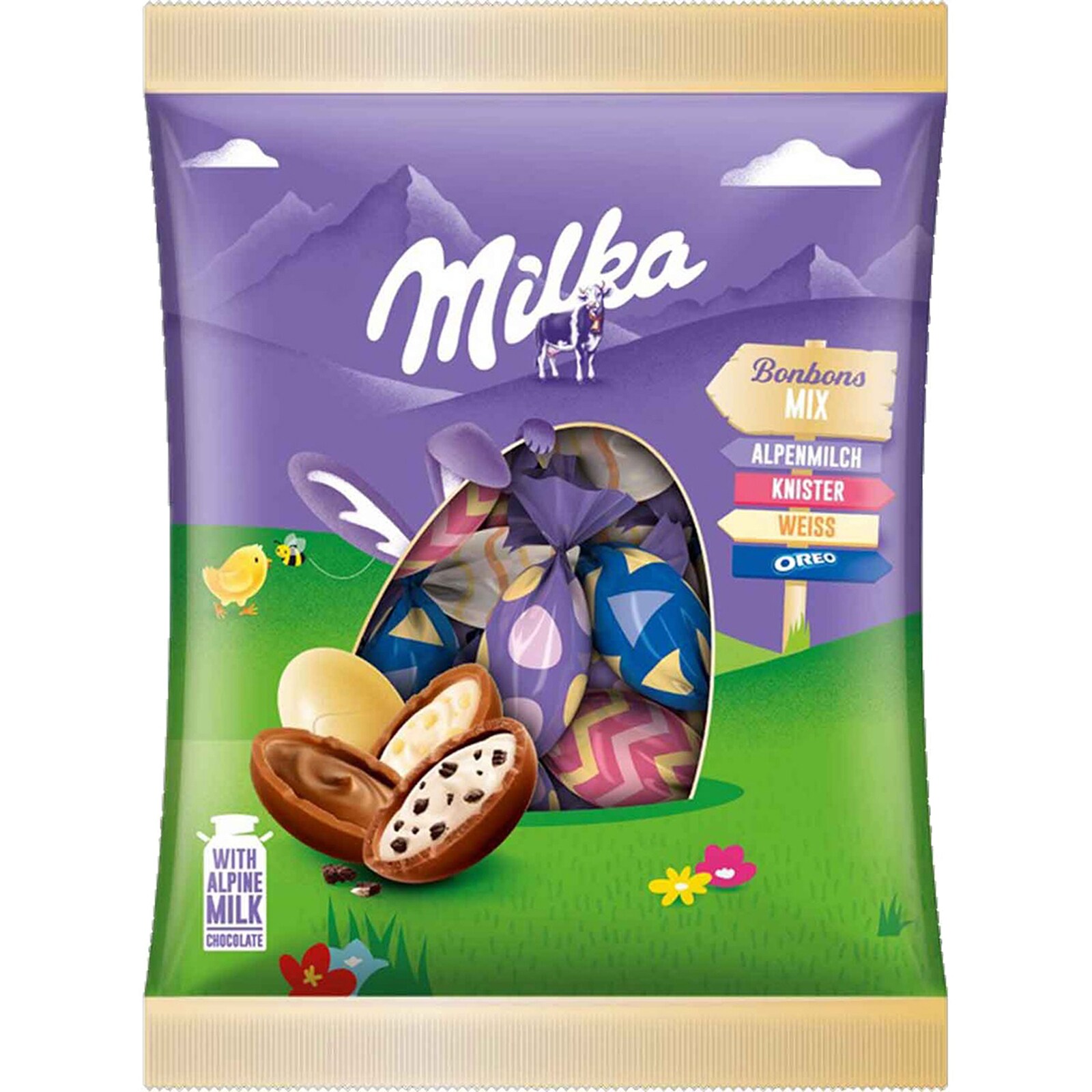 Milka | Oua de ciocolata cu lapte 130g | Mega-image