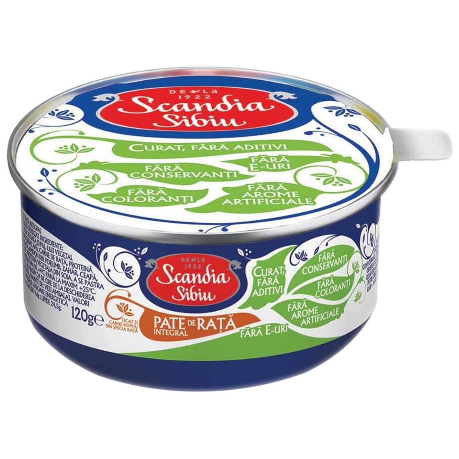 Scandia Sibiu | Pate de rata integral 120g | Mega-image