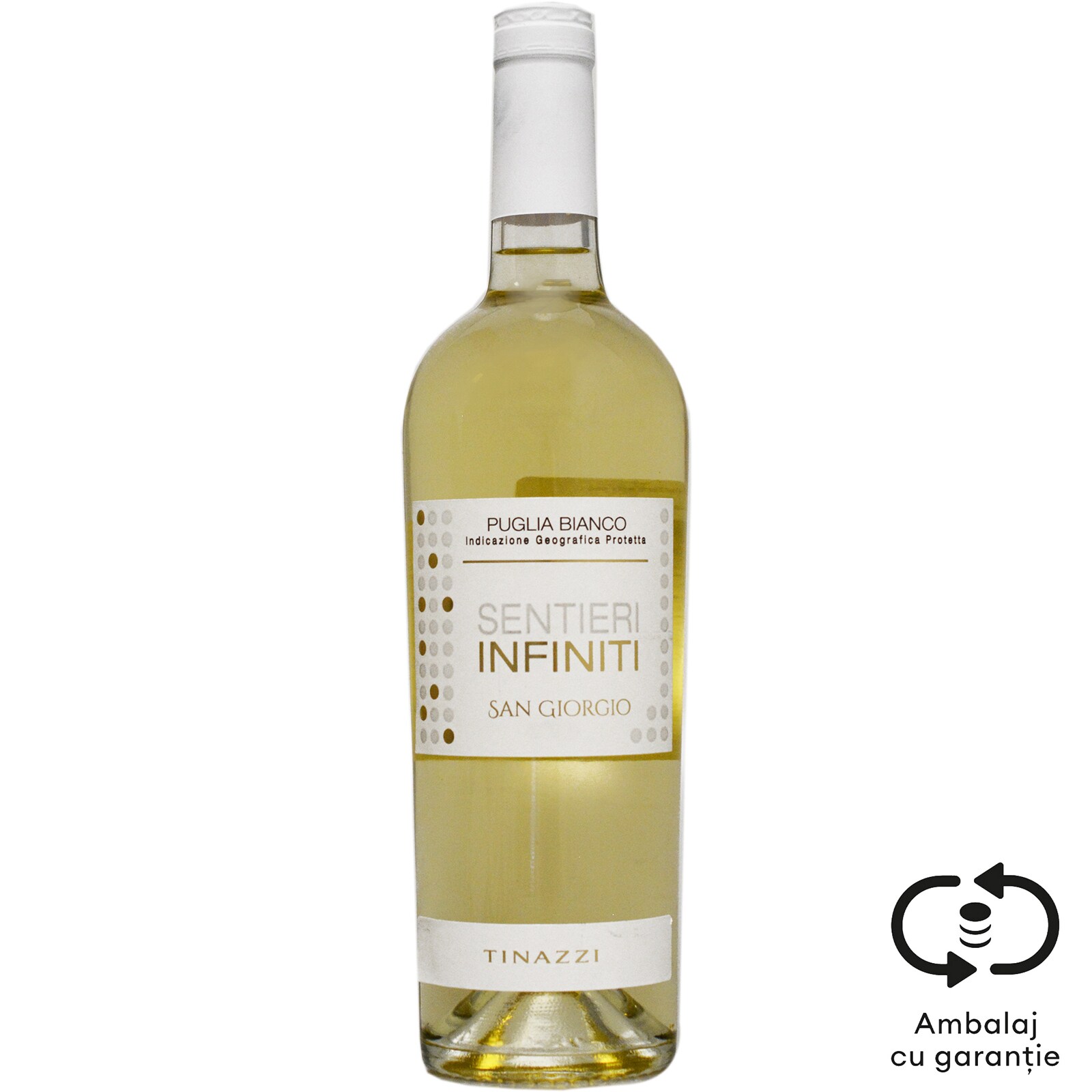 Tinazzi | Vin alb sec IGP Bianco Puglia 0.75L | Mega-image