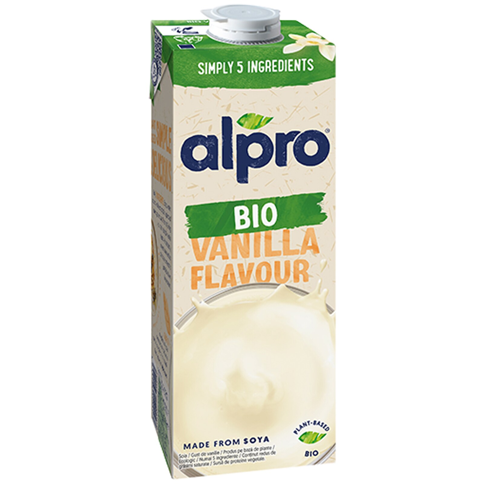Alpro | Bautura din soia cu gust de vanilie 1L | Mega-image