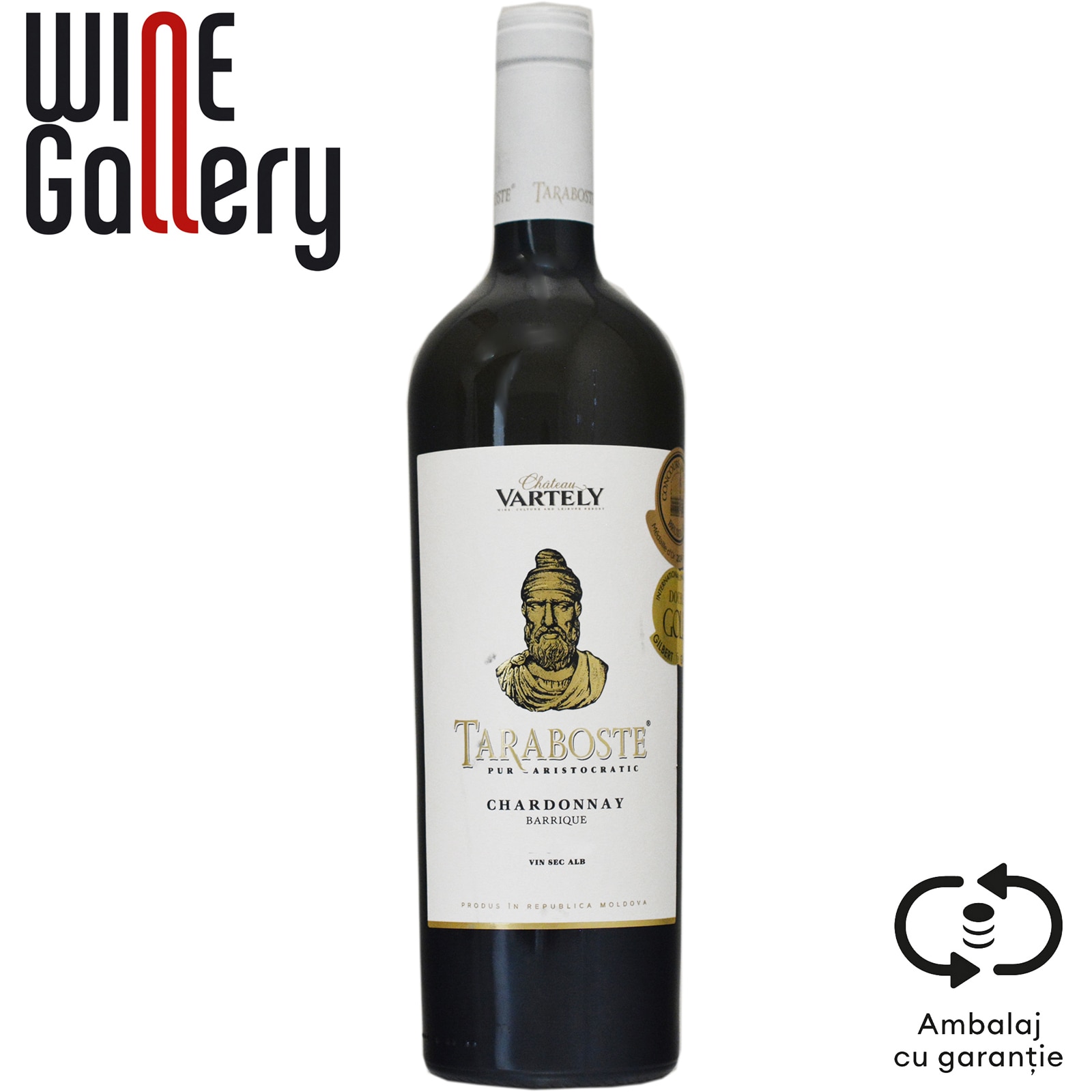 Chateau Vartely | Taraboste | Vin alb sec 0.75L | Mega-image