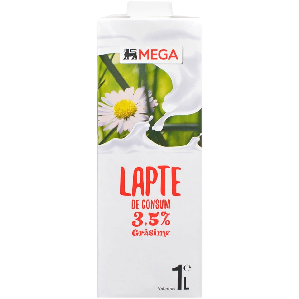 MEGA | Lapte de consum 3.5% grasime 1L | Mega-image