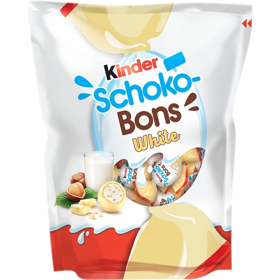 Kinder Schoko-bons | Bomboane de ciocolata alba, cu umplutura de lapte ...