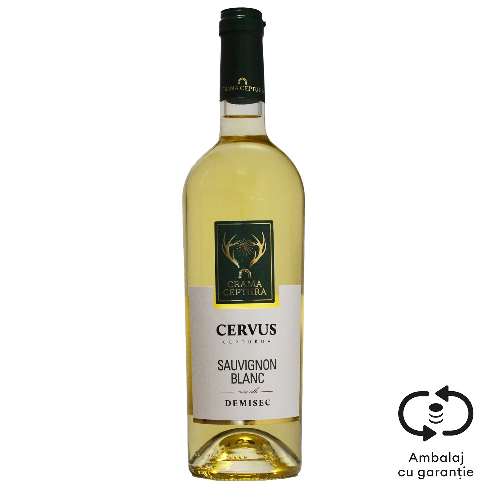 Cervus Cepturum | Vin alb demisec Sauvignon Blanc 0.75L | Mega-image