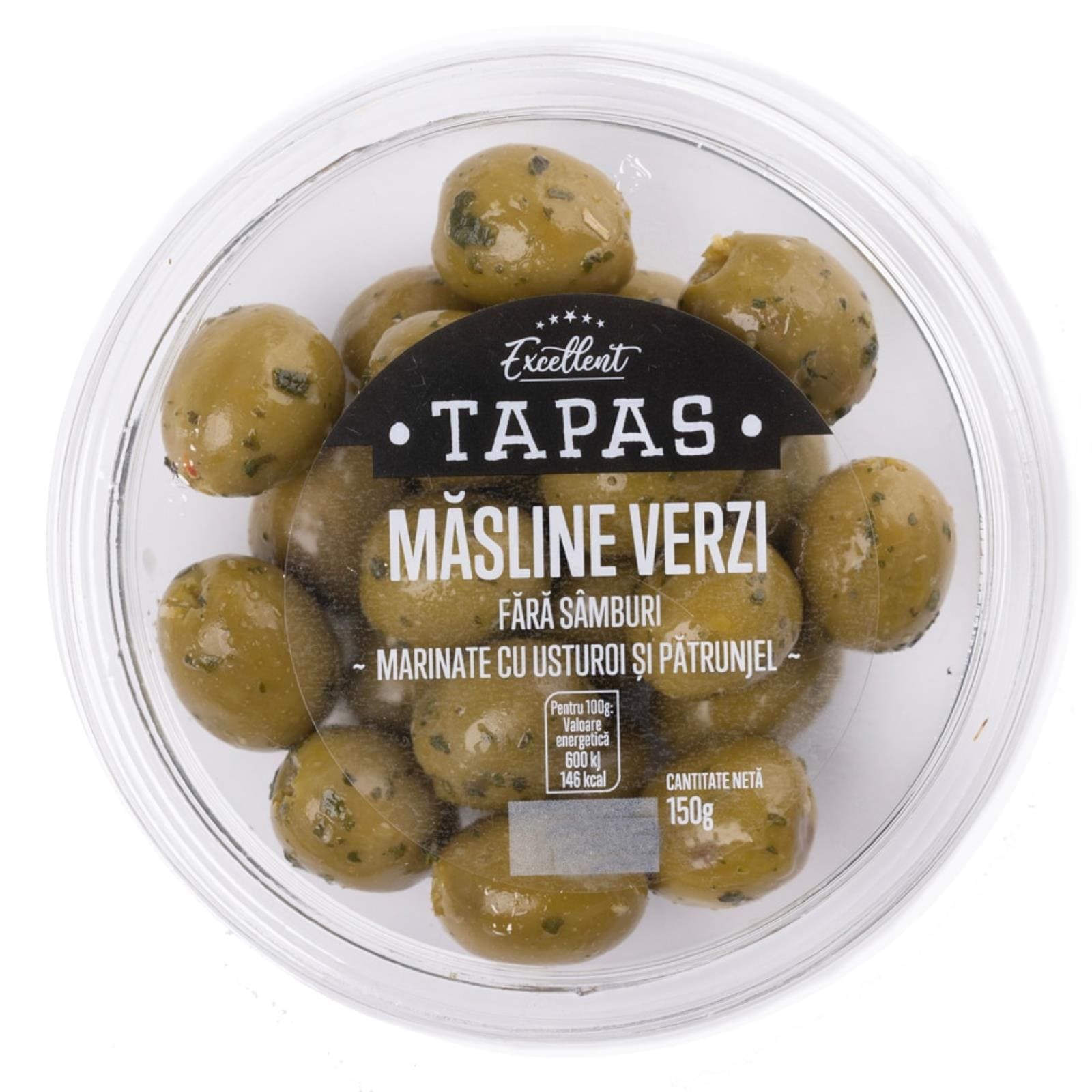 Excellent | Tapas | Masline verzi marinate cu usturoi si patrunjel 150g ...