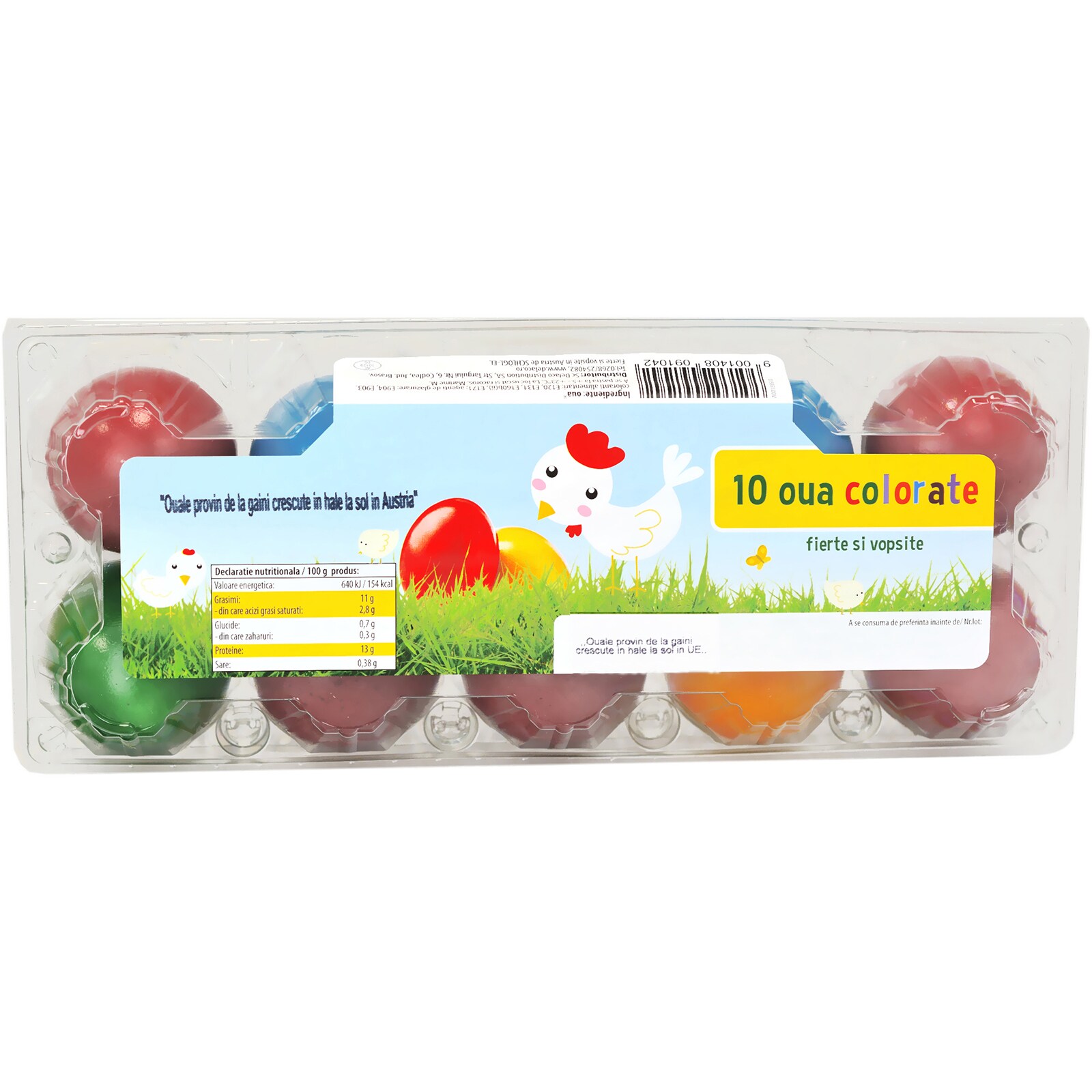 Delaco | Oua fierte si vopsite, 10 bucati | Mega-image