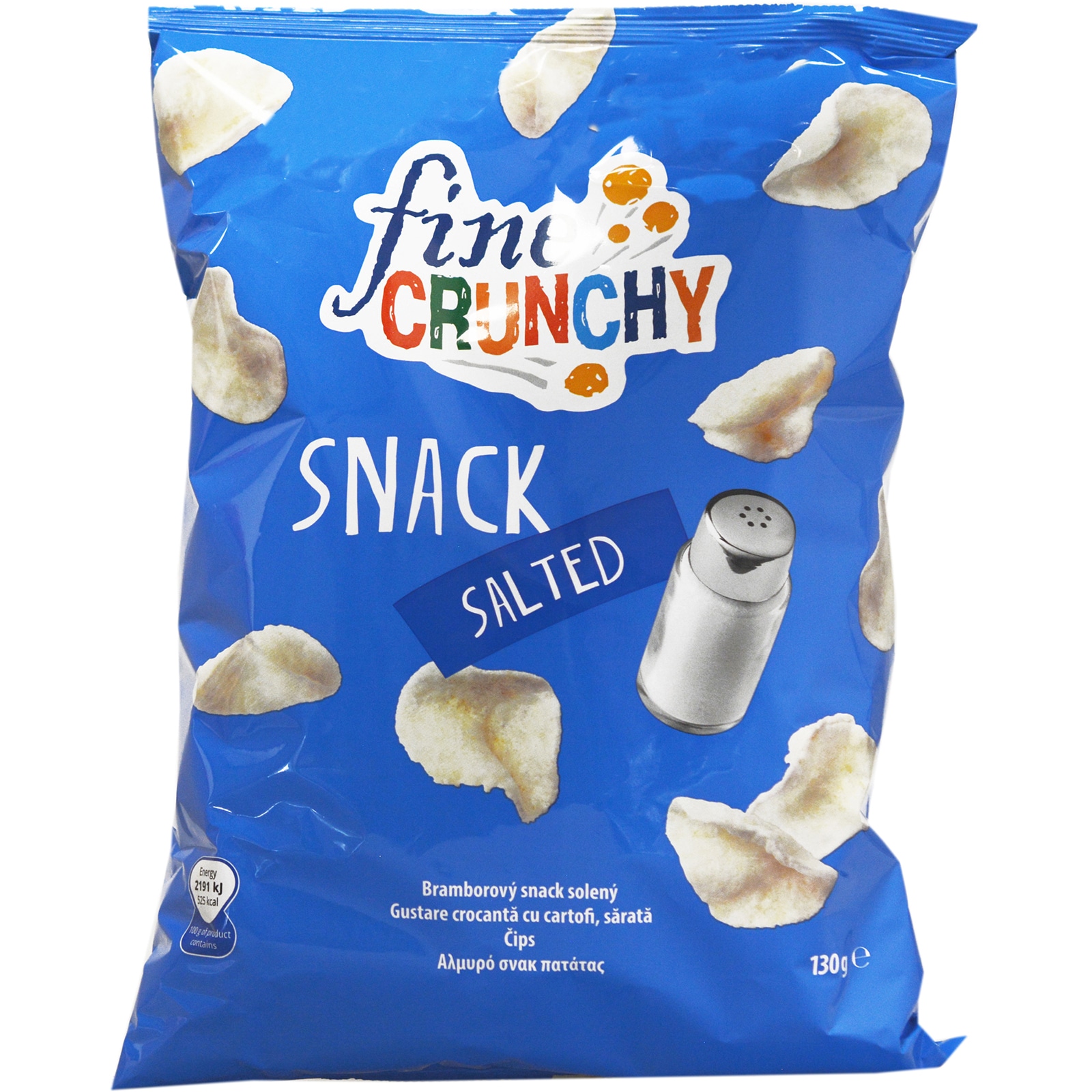 Fine Crunchy | Snack din cartofi cu sare 130g | Mega-image