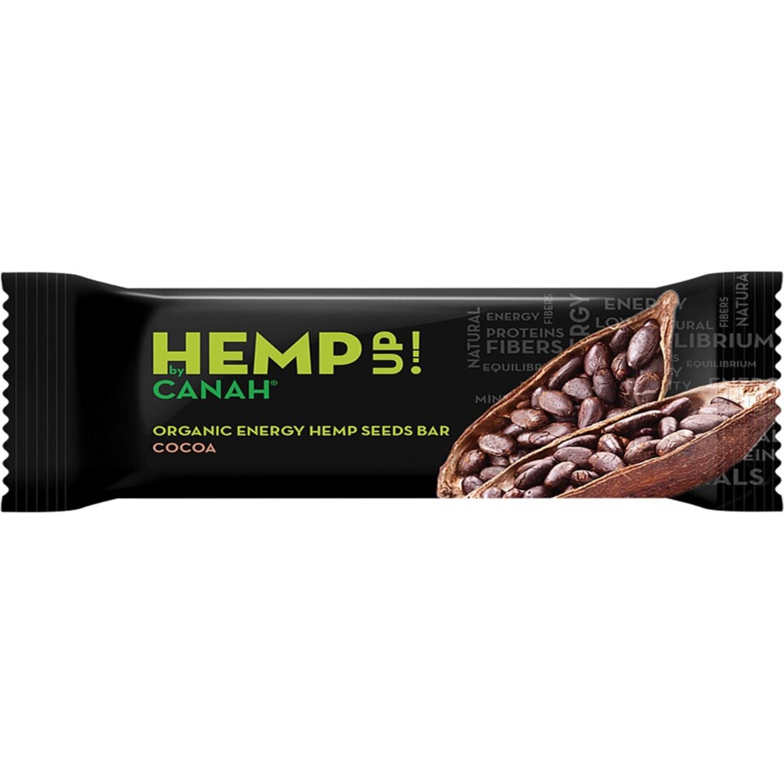 Canah | Hemp Up | Baton eco cu seminte de canepa si cacao 48g | Mega-image