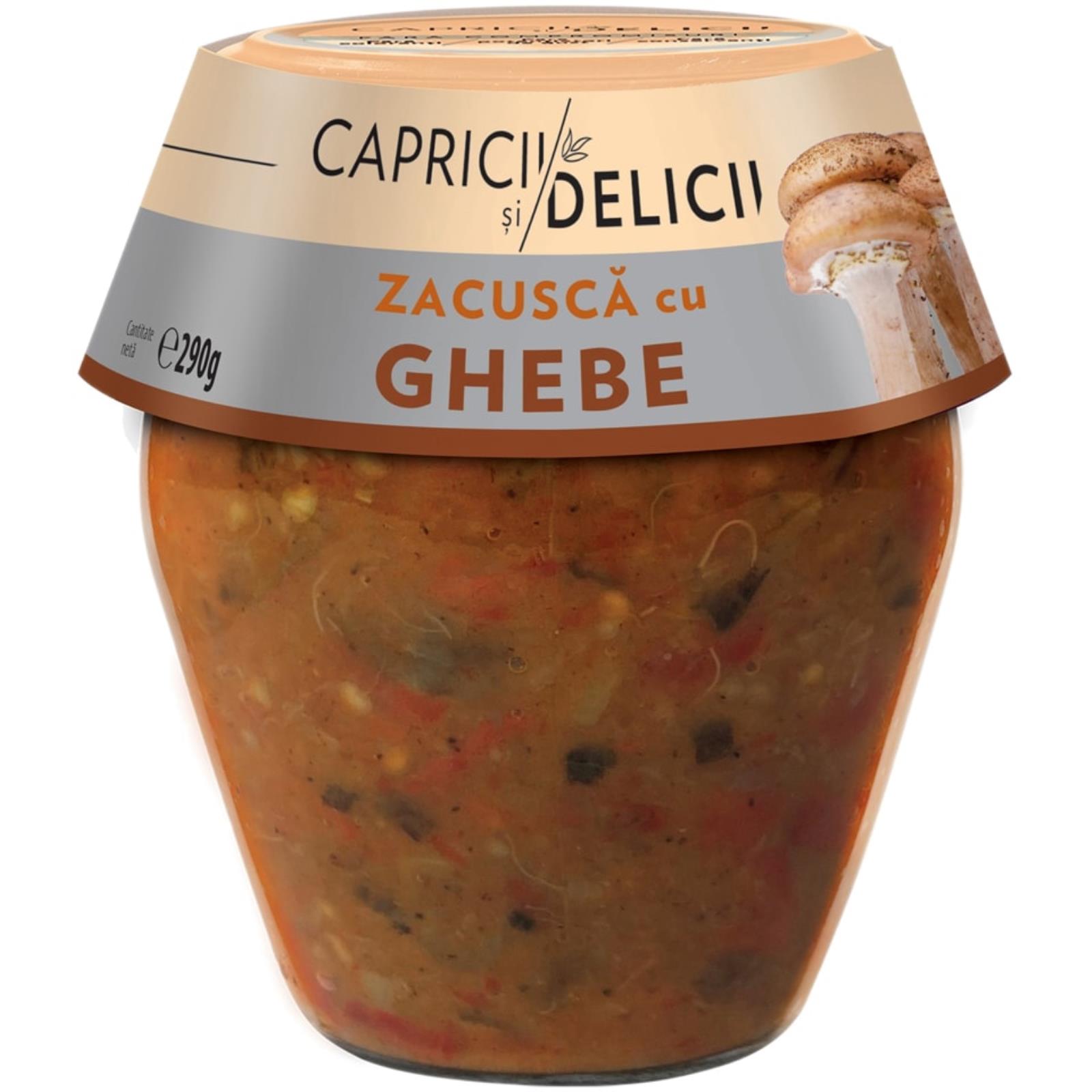 Capricii si Delicii | Zacusca cu ghebe 290g | Mega-image